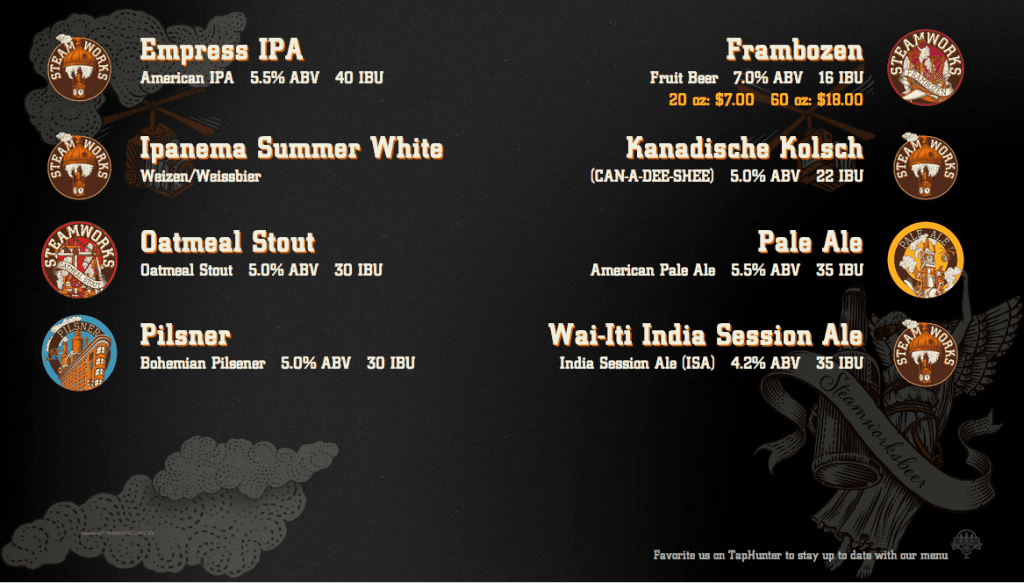 Best Digital Beer Board Examples | Evergreen by Evergreen