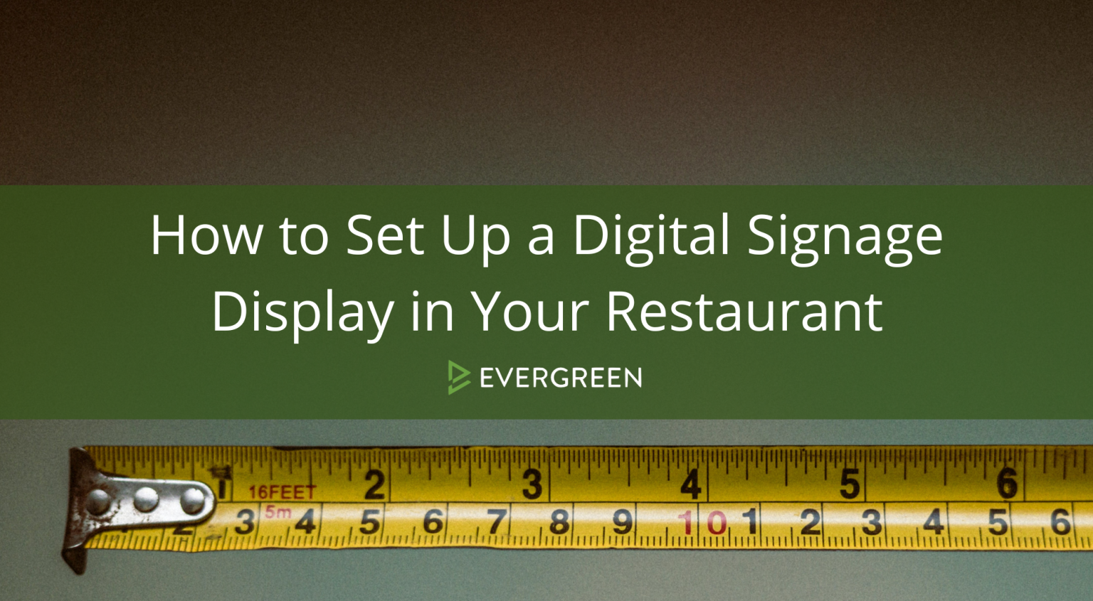 How to Set Up a Digital Signage Display in Your Restaurant