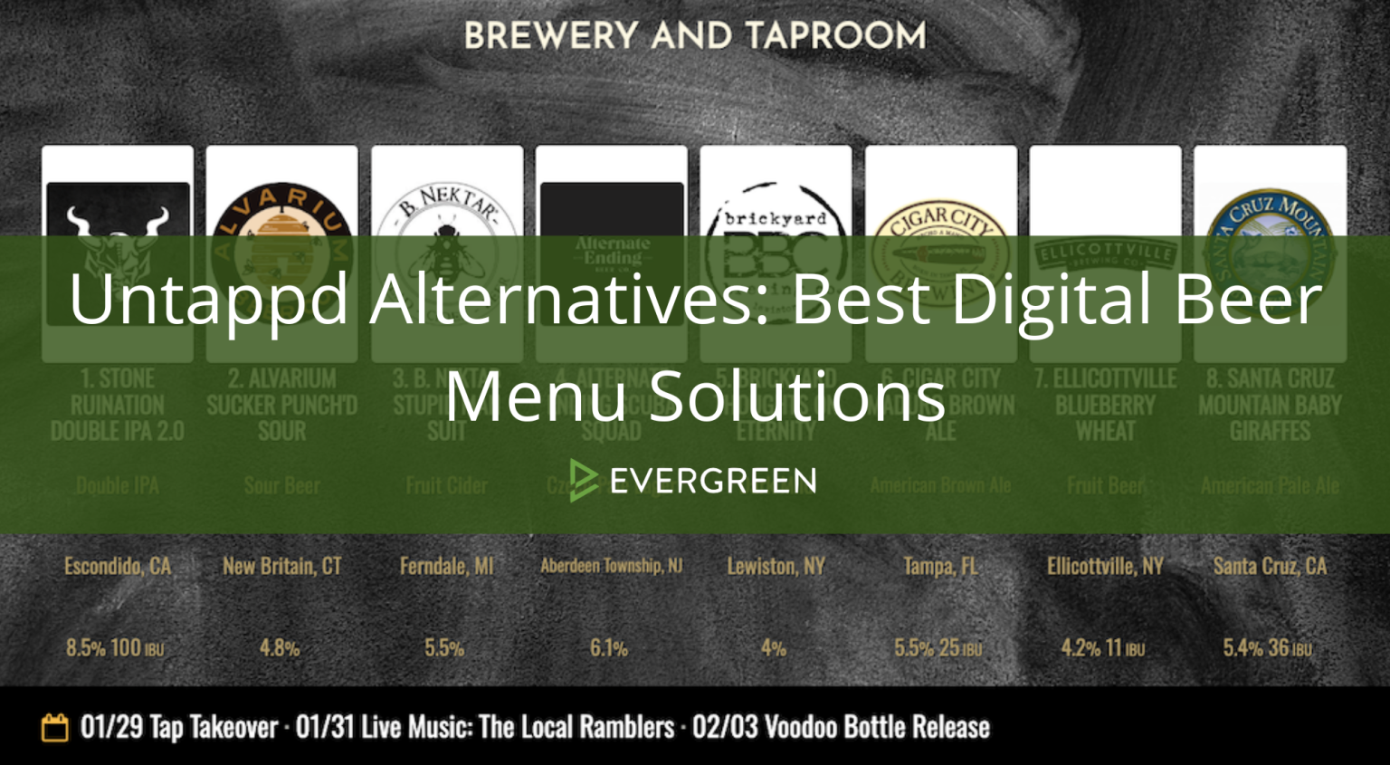 Untappd Alternatives: Best Digital Beer Menu Solutions