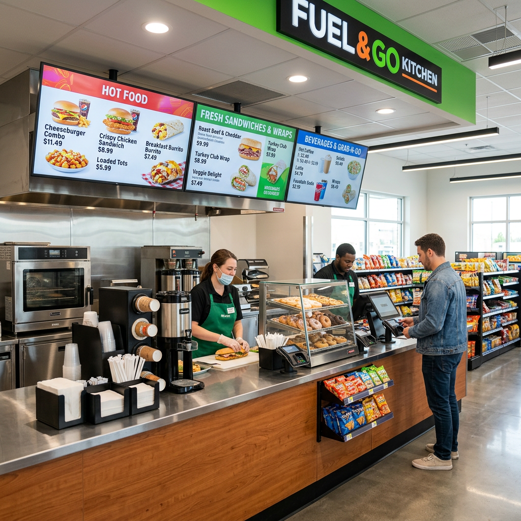 Digital Menu Boards for Gas Stations: Turning Food Counters Into Real ...